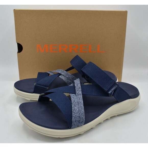 Merrell | Shoes | Merrell Womens Size District 4 Mendi Sea Navy Open ...